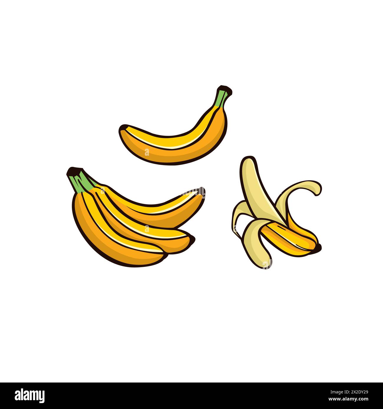 Banana product ingredient Stock Vector Images - Alamy