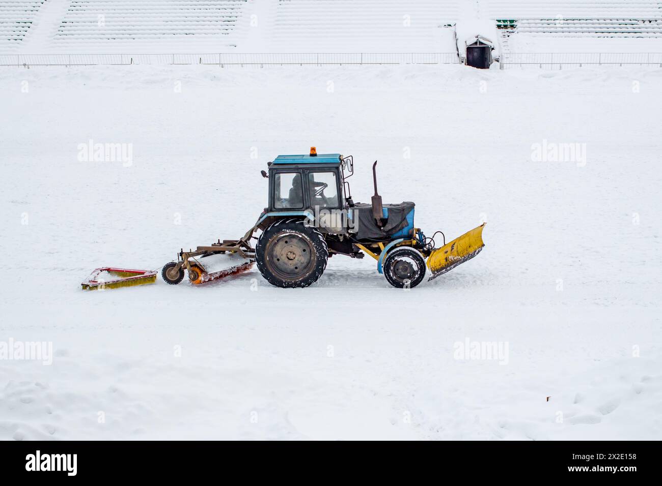 Cleaning stadium field hi-res stock photography and images - Alamy