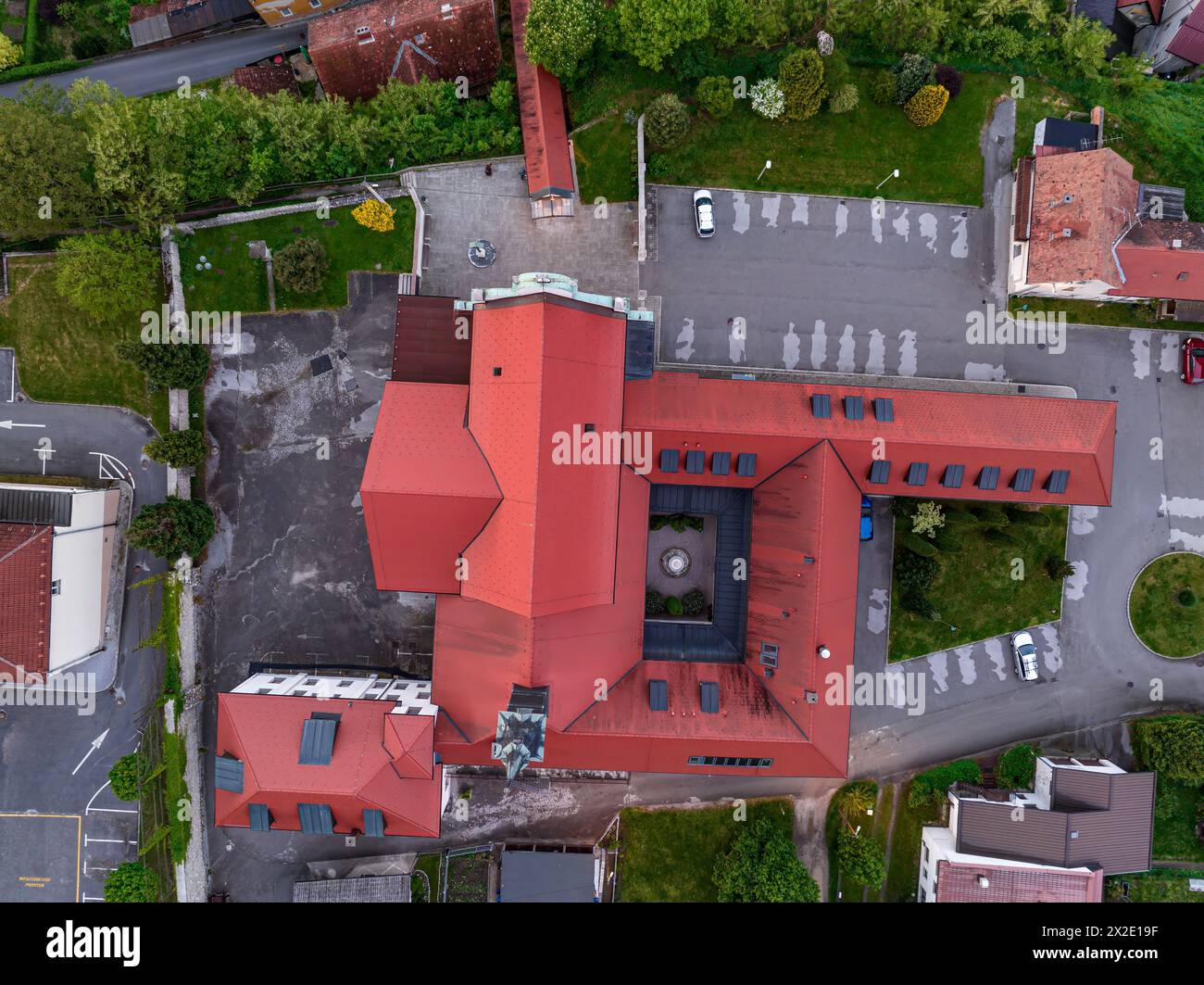 Capuchin church of St. Cecilia Stock Photo - Alamy