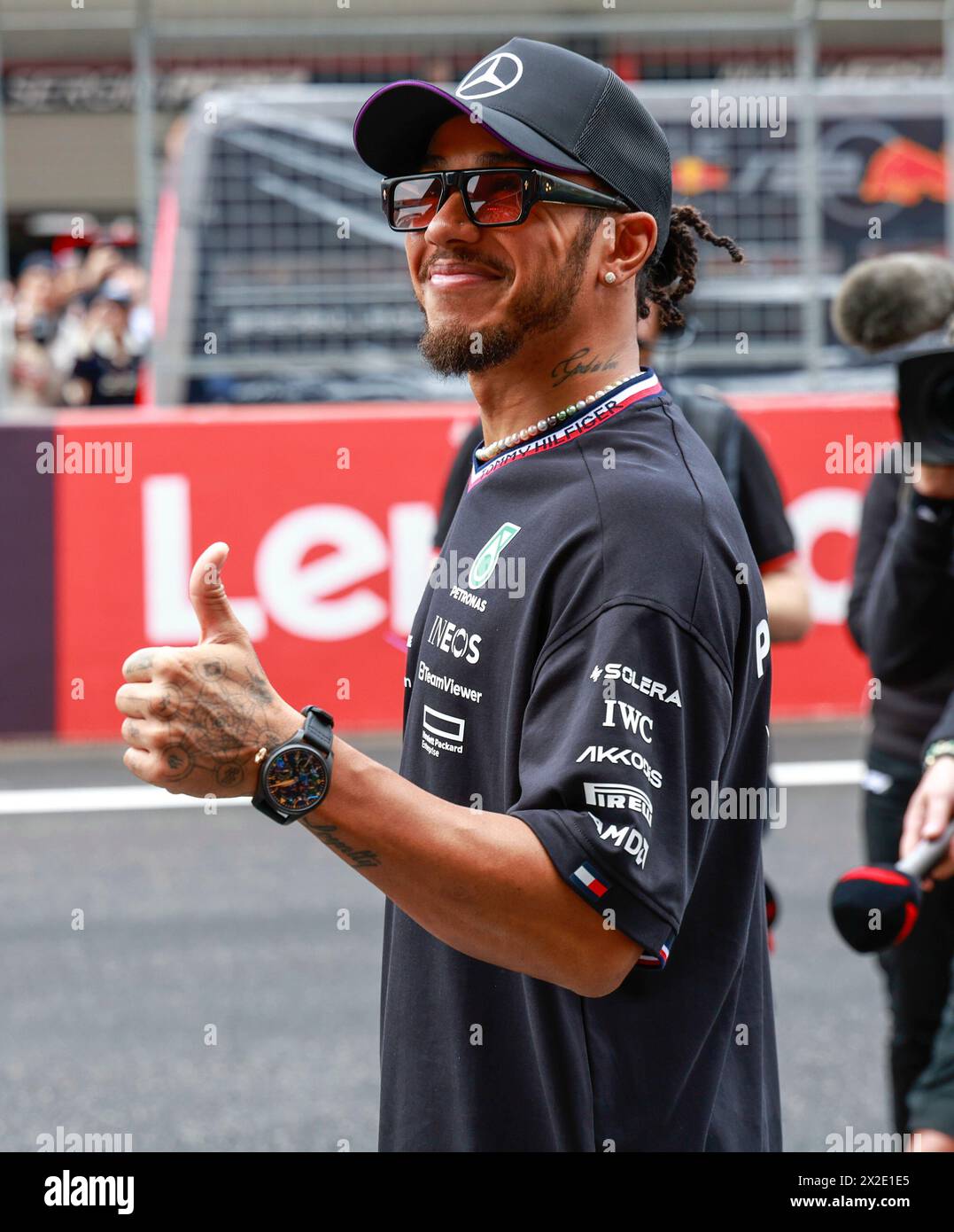 Shanghai, China. 21st Apr, 2024. #44 Lewis Hamilton (GBR, Mercedes-AMG ...