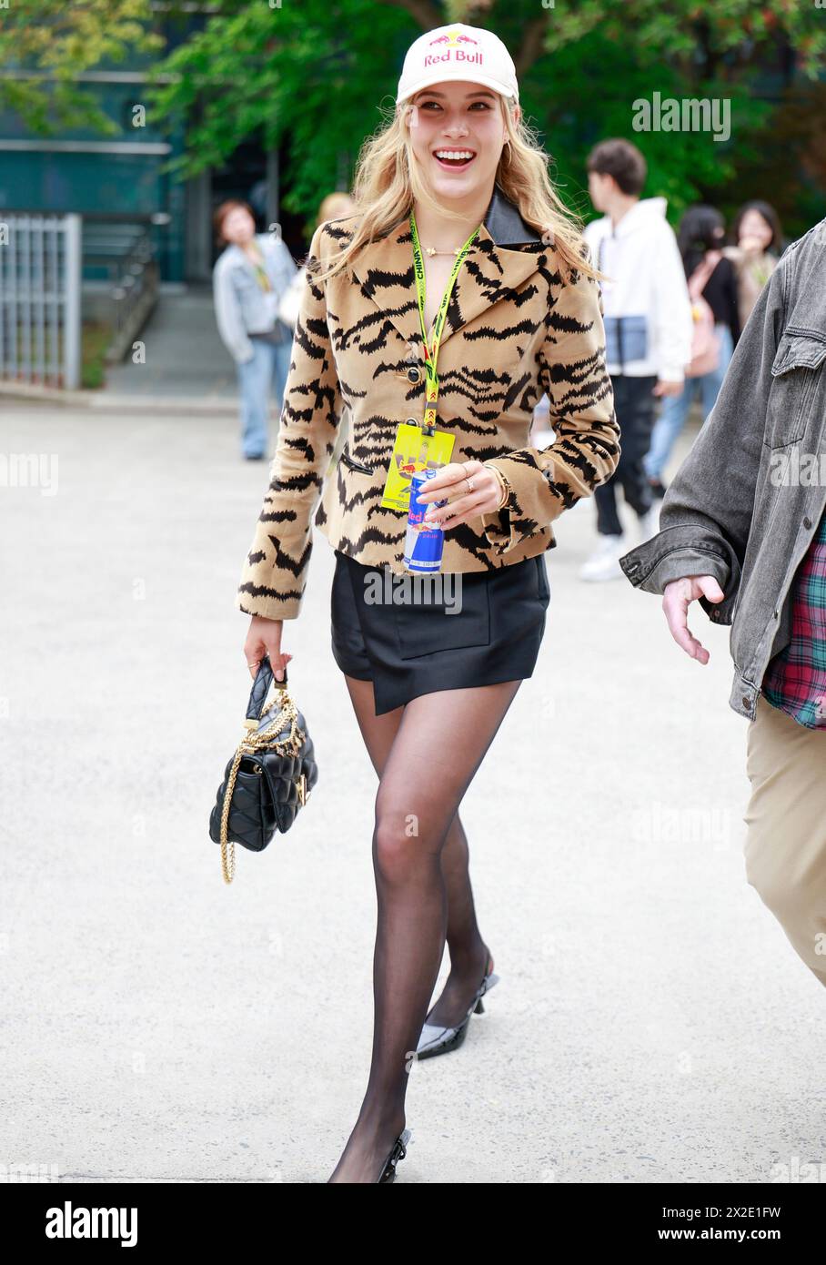 Shanghai, China. 21st Apr, 2024. Eileen Gu, F1 Grand Prix of China at ...