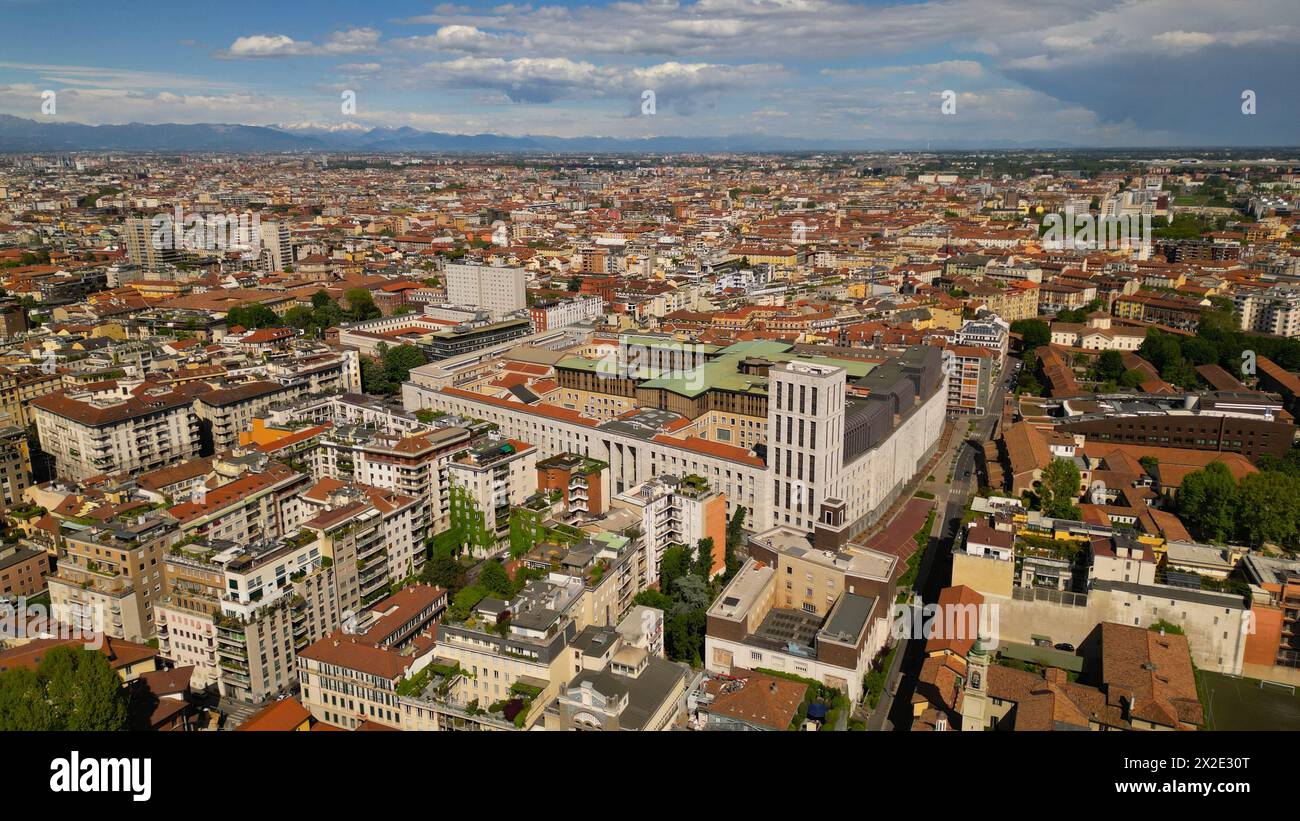 Italy milan aerial photography city hi-res stock photography and images ...