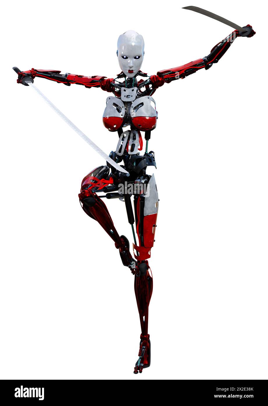 3d computer generated female robot hi-res stock photography and images ...