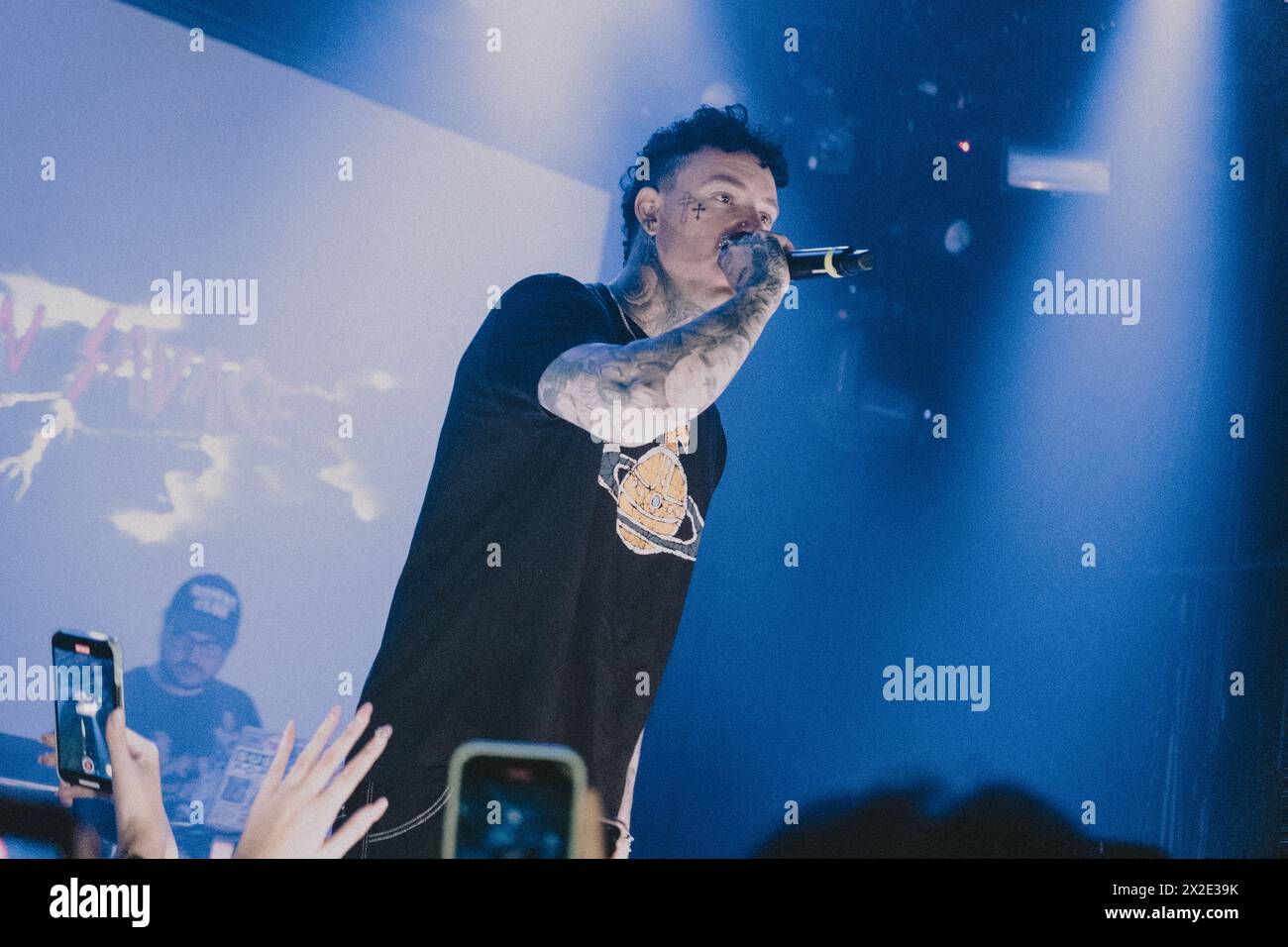Copenhagen, Denmark. 21st Apr, 2024. The American rapper Brennan Savage ...