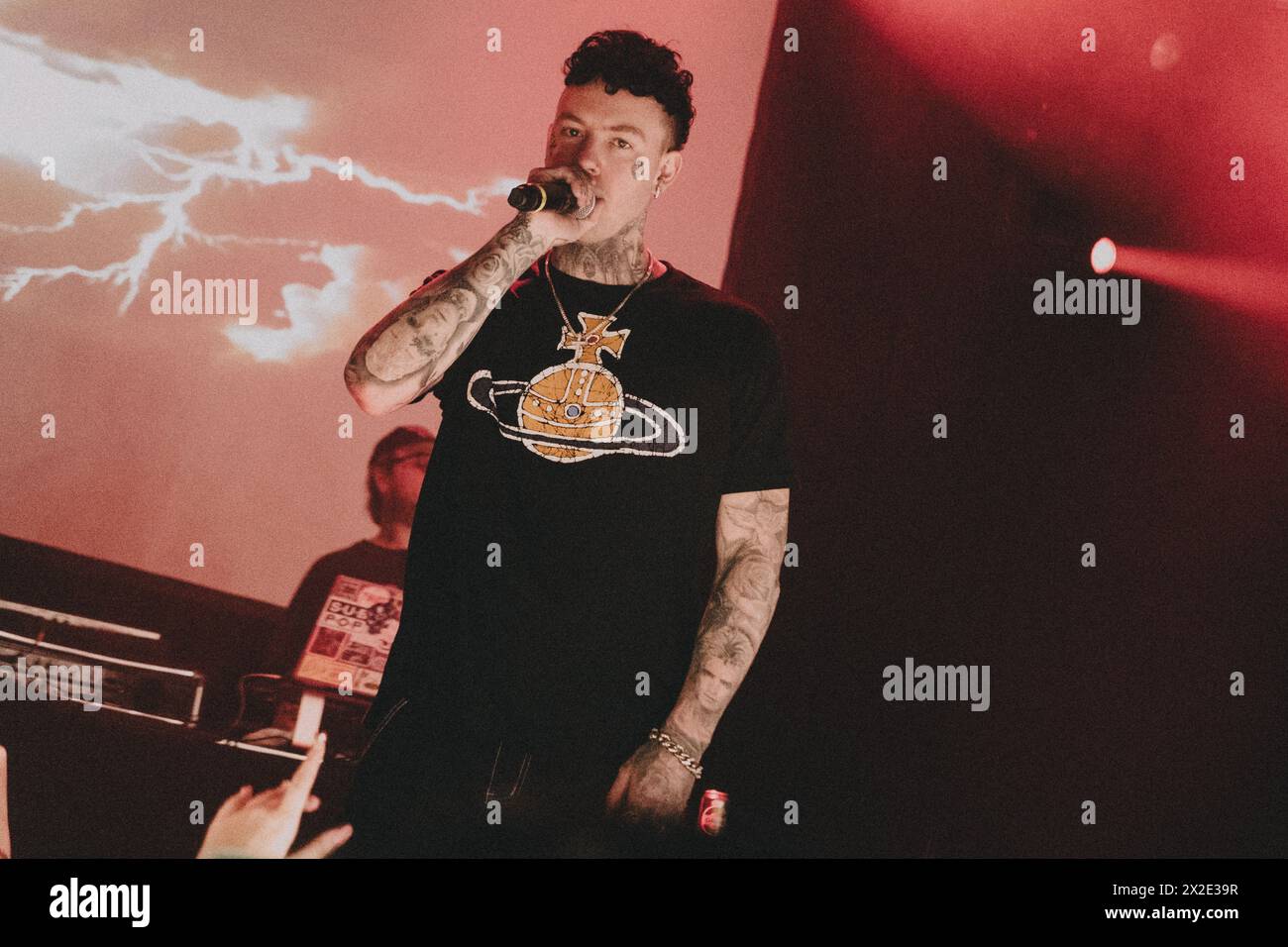 Copenhagen, Denmark. 21st Apr, 2024. The American rapper Brennan Savage ...