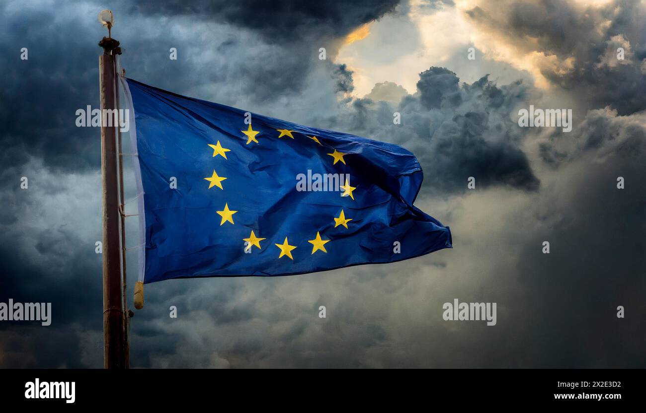 Dunkle fahne hi-res stock photography and images - Alamy