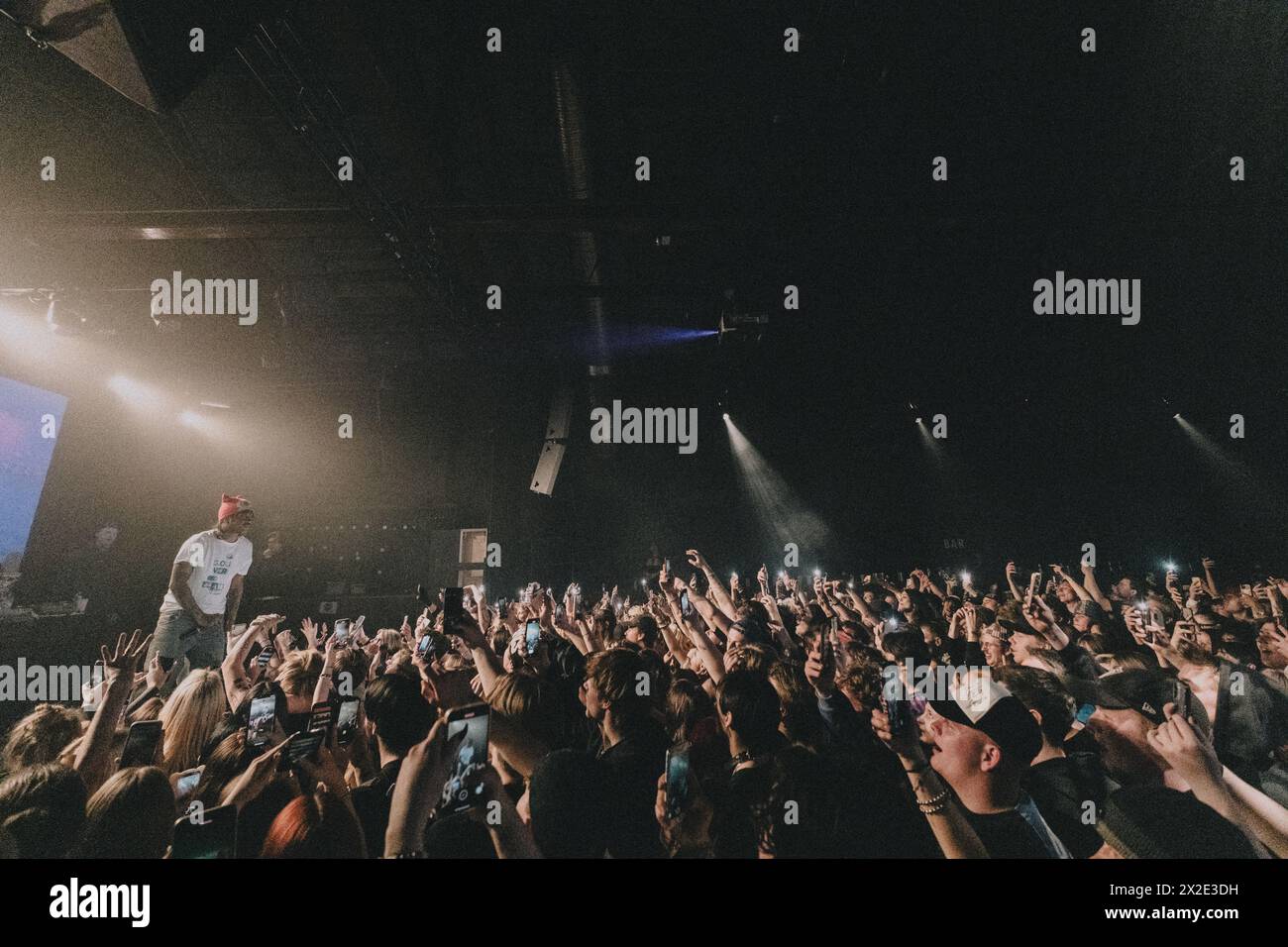 Copenhagen, Denmark. 21st Apr, 2024. The American rapper Lil Tracy ...