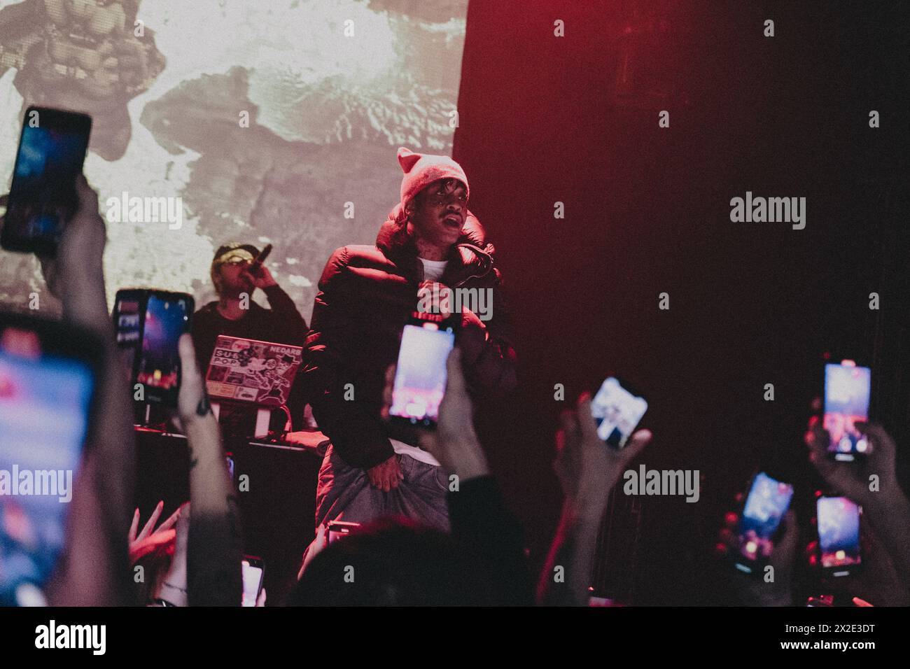 Copenhagen, Denmark. 21st Apr, 2024. The American rapper Lil Tracy ...