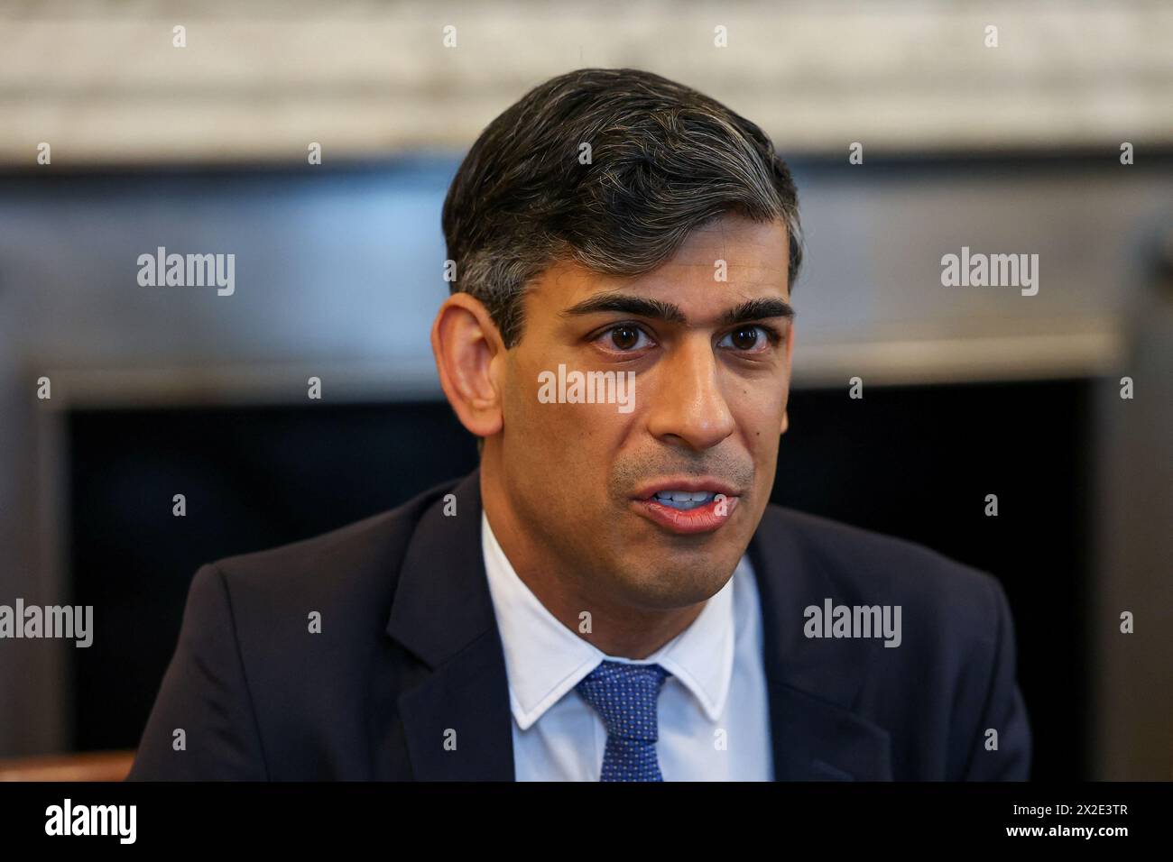 Prime Minister Rishi Sunak holds an Illegal Migration Operations ...