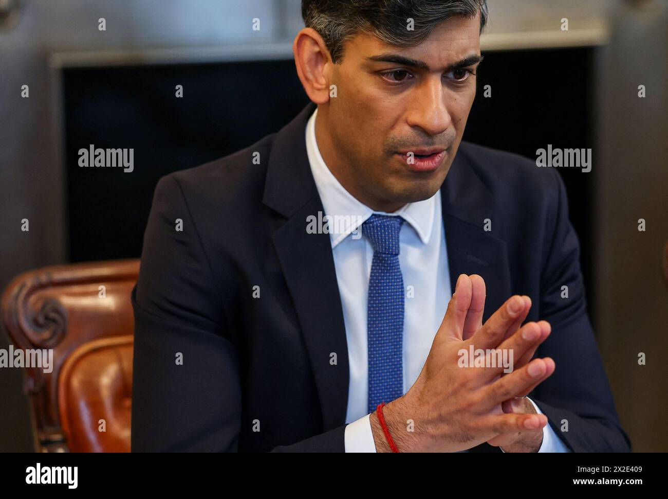 Prime Minister Rishi Sunak holds an Illegal Migration Operations Committee meeting in Downing ...