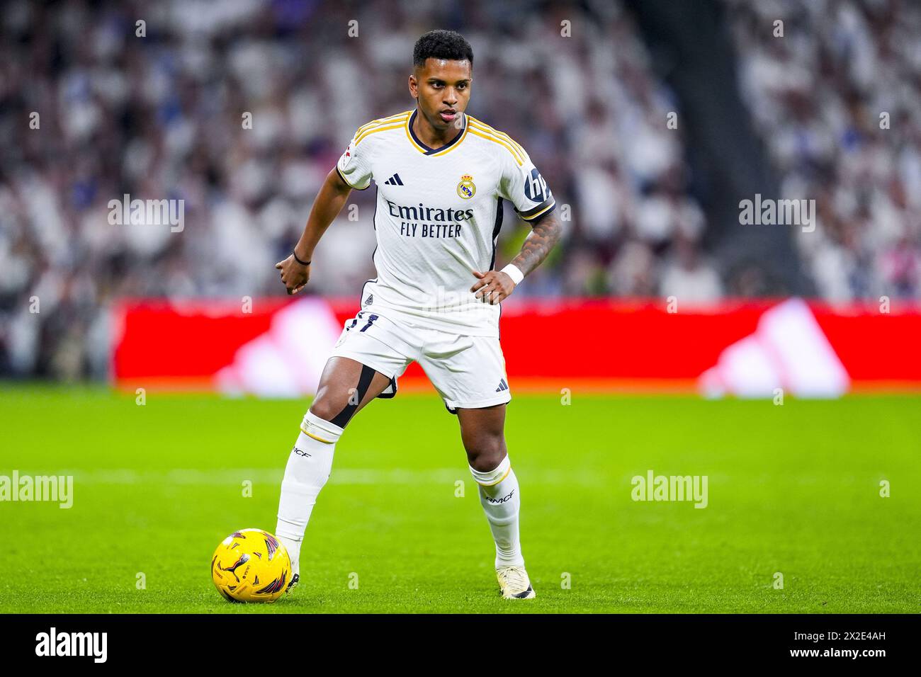 Rodrygo Goes of Real Madrid during the Spanish championship La Liga ...