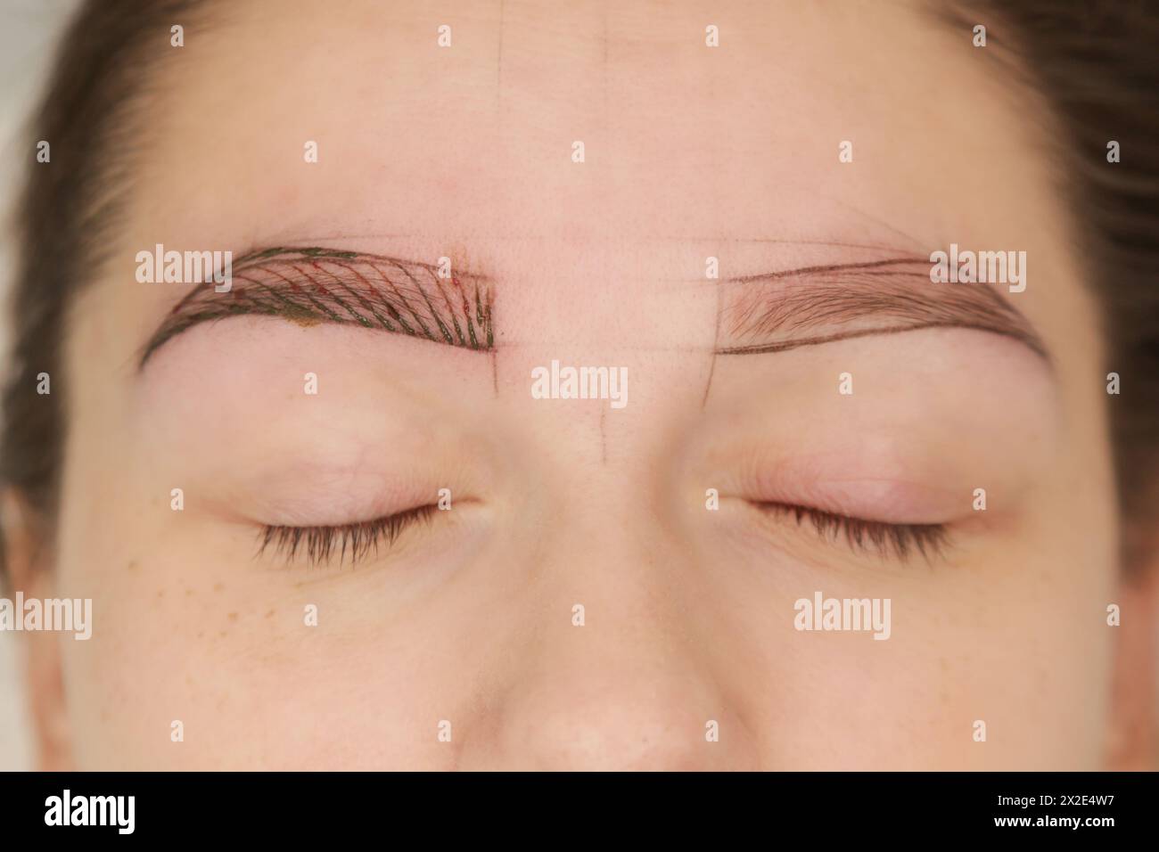 Microblading, tiny hair-like strokes to create a natural looking brow ...