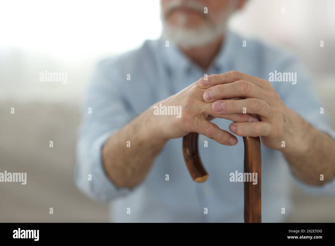 Wooden walking cane hi-res stock photography and images - Alamy
