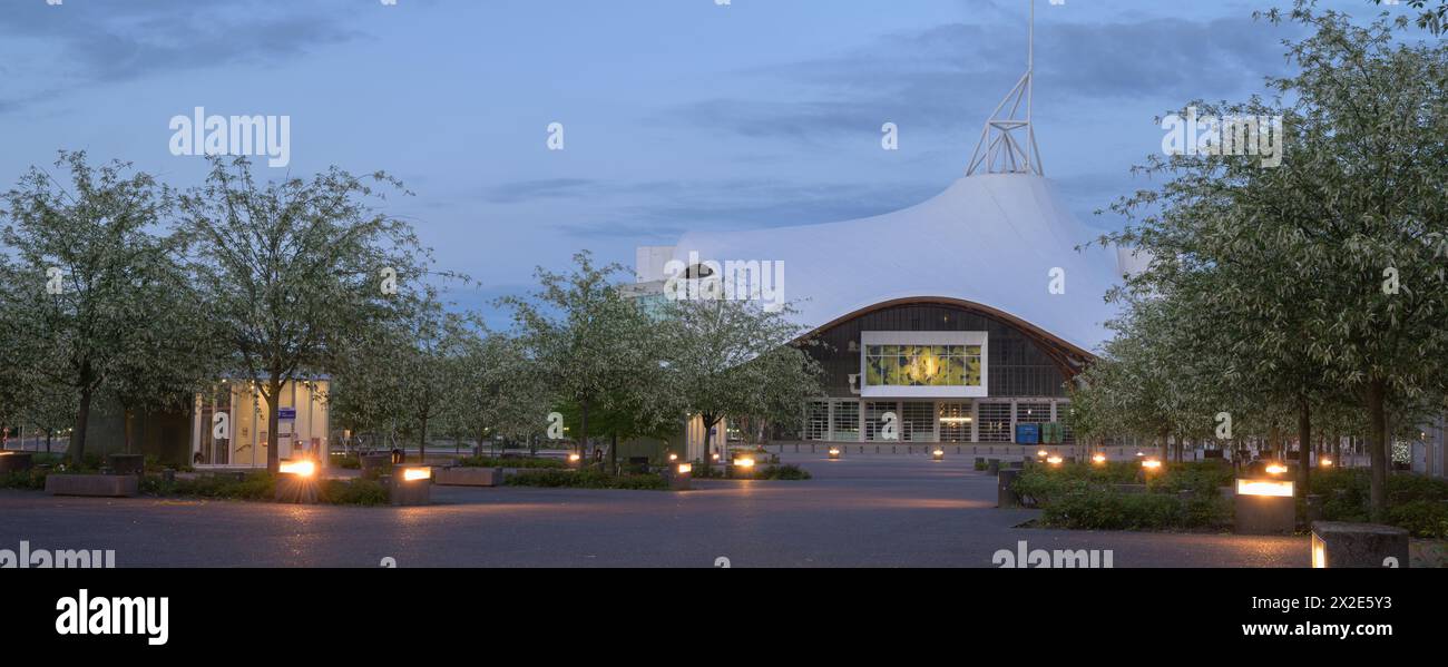 Metz, France - April 18, 2024: View of the Centre Pompidou in Metz, a ...