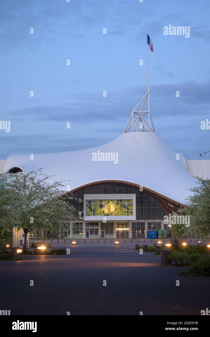 Metz, France - April 18, 2024: View of the Centre Pompidou in Metz, a ...