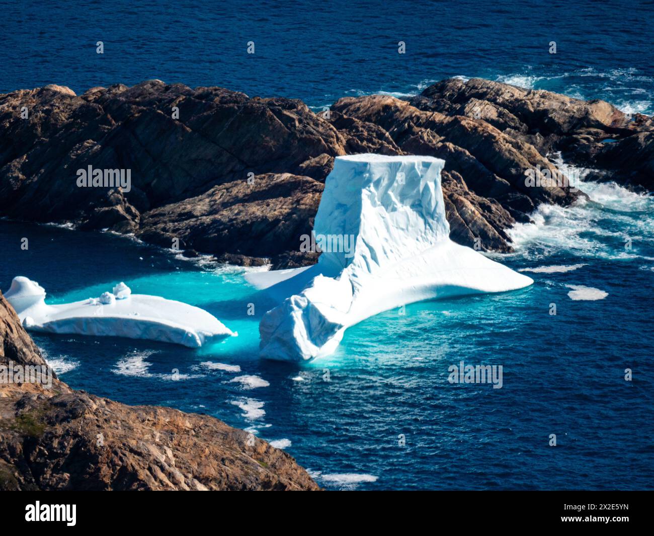 Iceberg in the Tasiilaq Fjord in East Greenland Stock Photo - Alamy