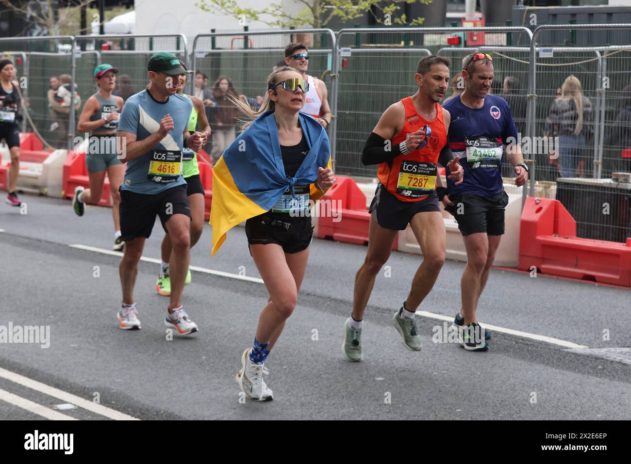London, UK. 21st Apr, 2023. Participants take part in the Tata ...