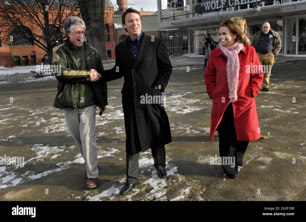 John and Elizabeth Edwards Stock Photo - Alamy