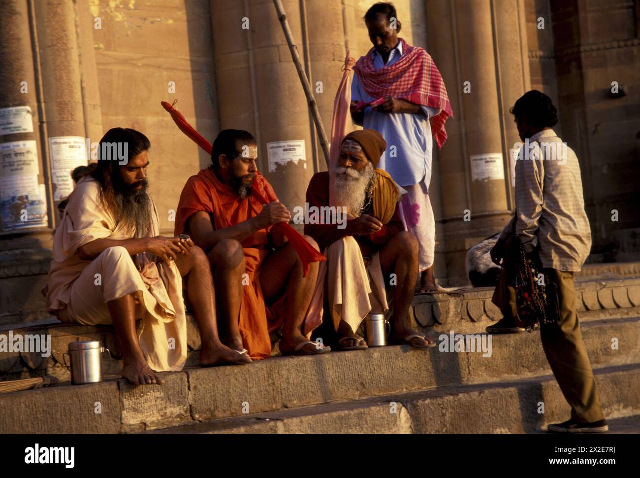 A sadhu (holy person) in Varanasi, India Stock Photo - Alamy