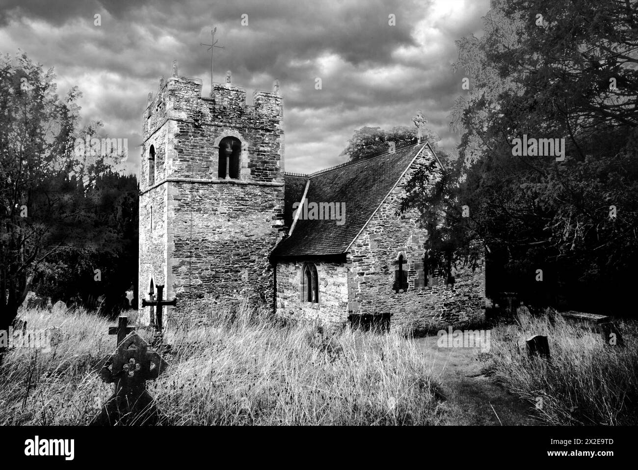 St Edith’s Church, Eaton-under-Heywood, Shropshire is a Grade I listed ...
