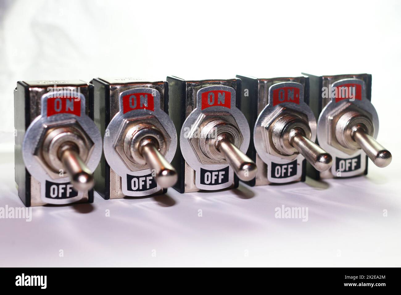 Row of switches hi-res stock photography and images - Alamy