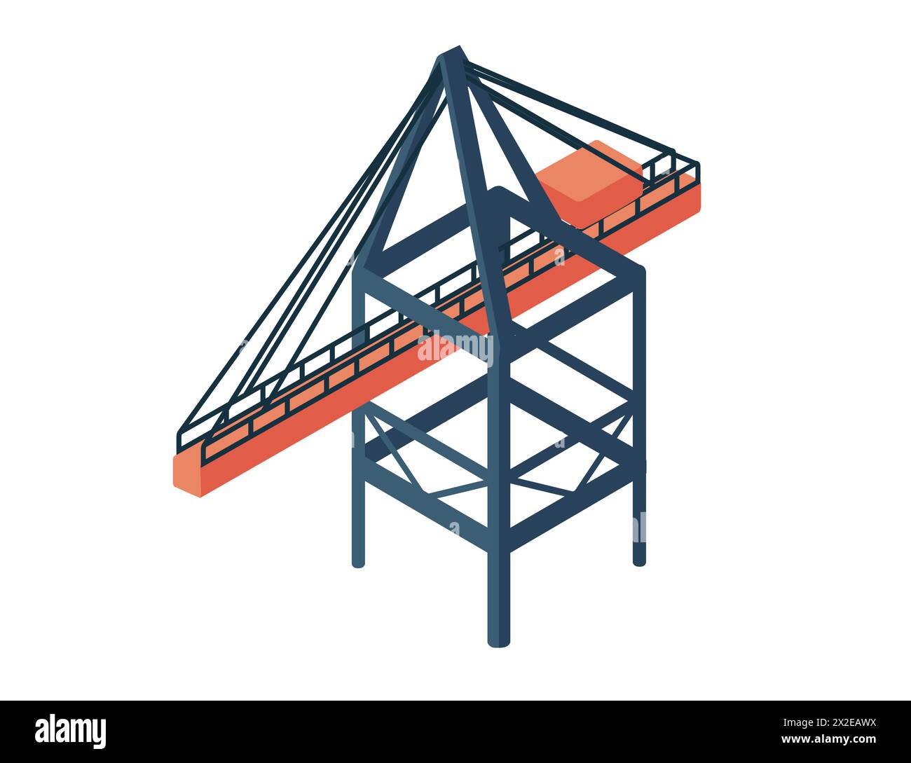 Metal mobile harbor crane industrial transportation lifting machine ...