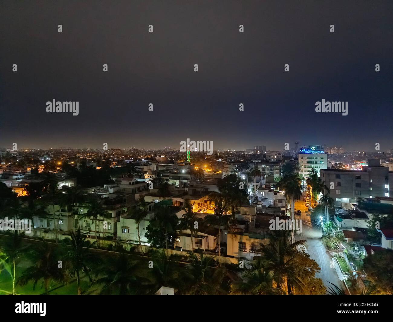 Aerial view of Karachi's most populated area North Nazimabad Stock ...