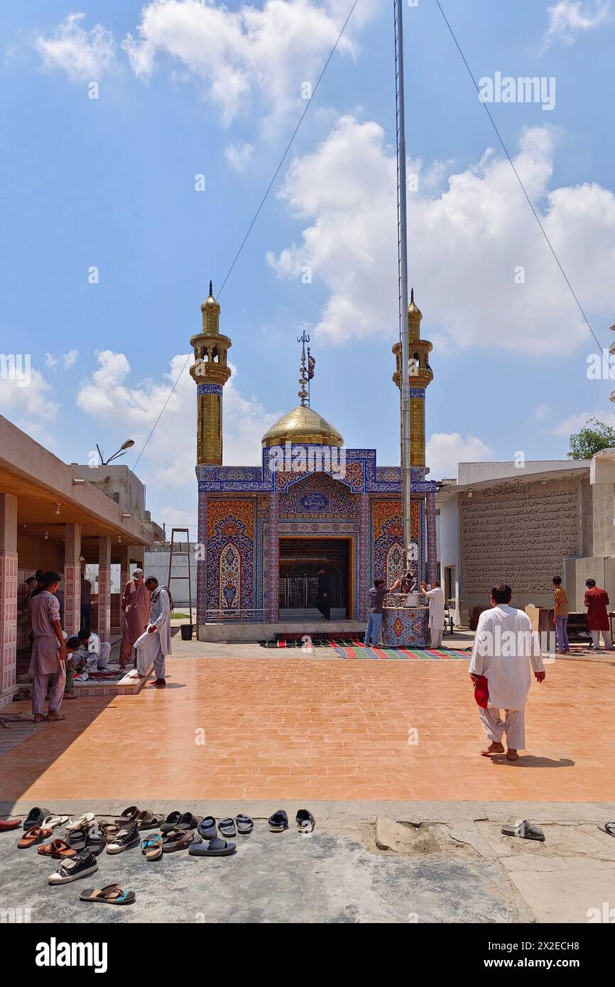 Imam bargha Aza Khana e Sughra Korangi Karachi Friday prayer Stock ...