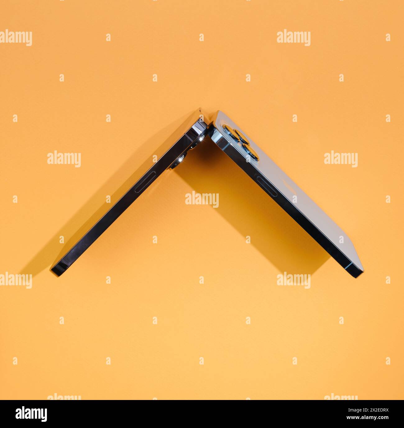 London, United Kingdom - Sep 29, 2022: Apple's titanium-made ...