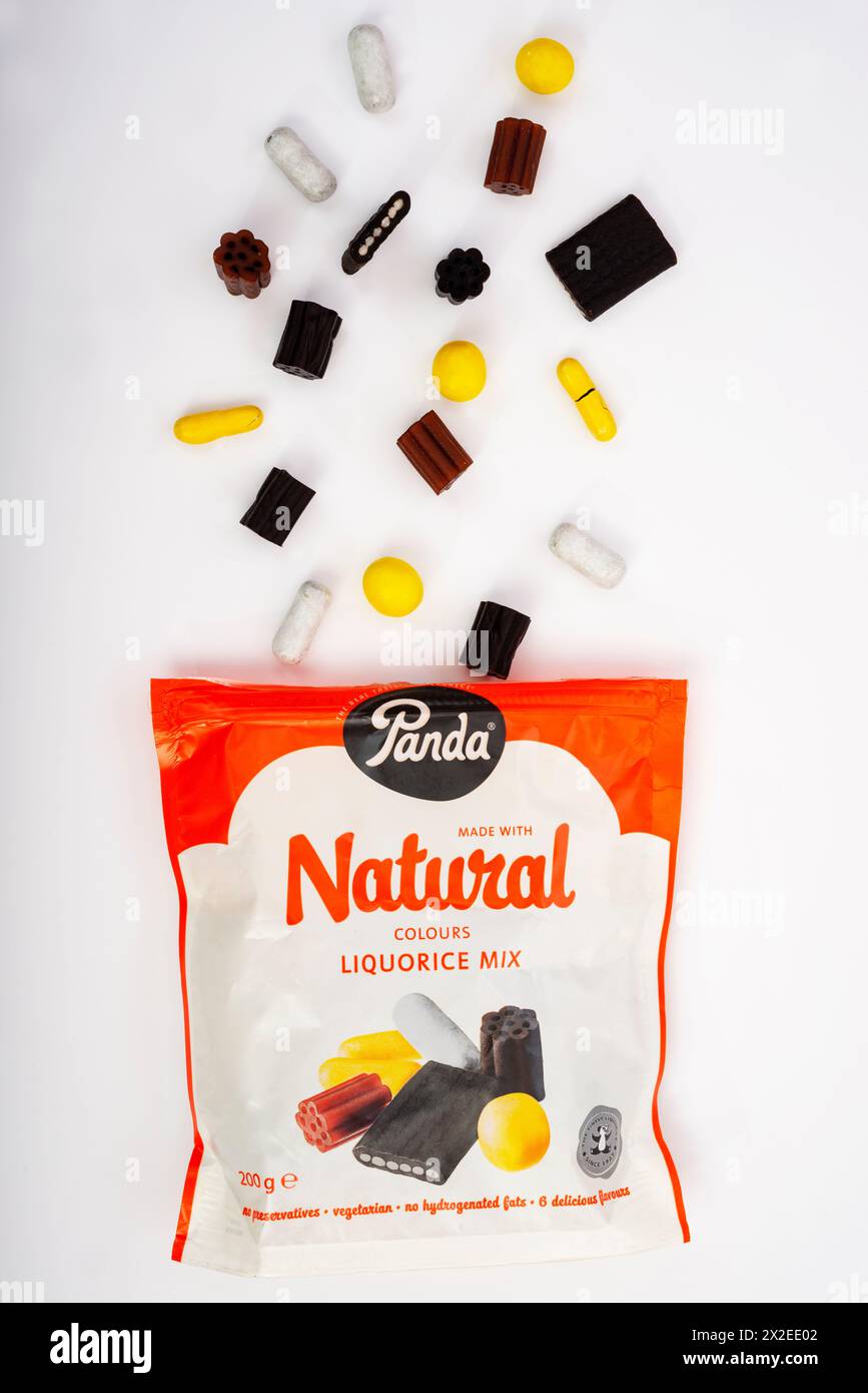 Panda Natural colours liquorice mix Stock Photo - Alamy