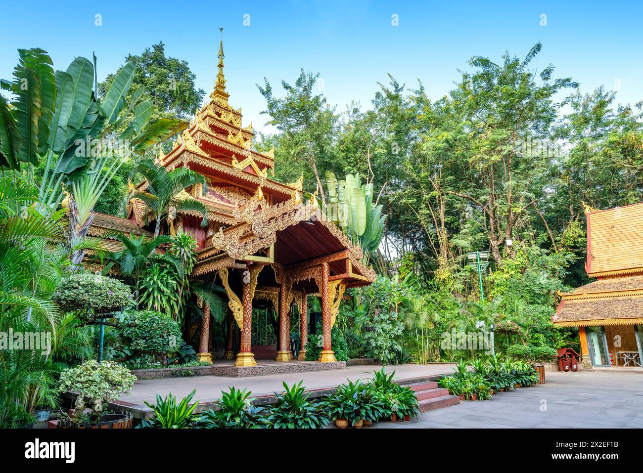 Manting Park is the imperial garden of the Dai King in Xishuangbanna ...