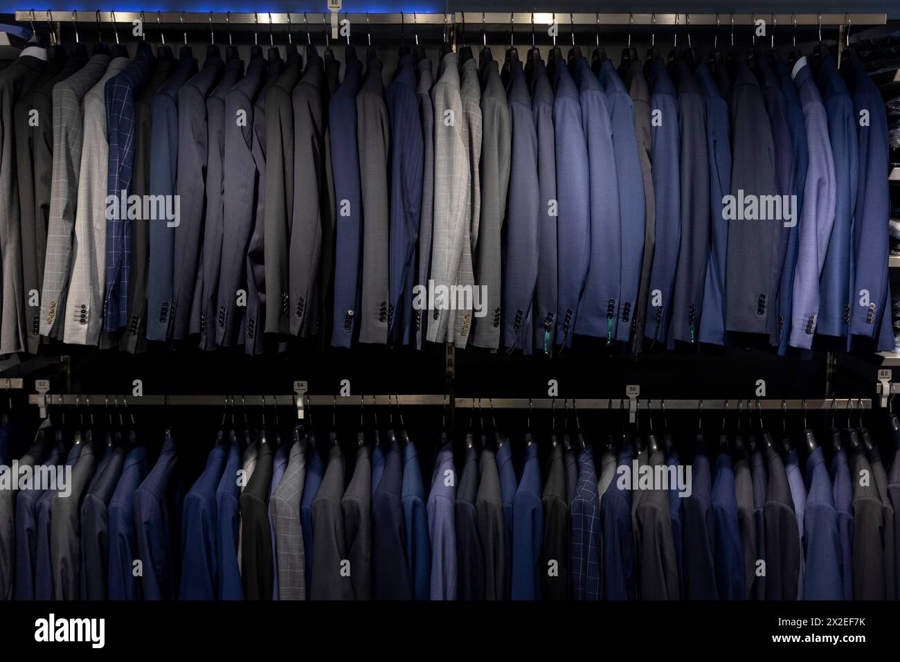 Expensive suits wardrobe hi-res stock photography and images - Alamy