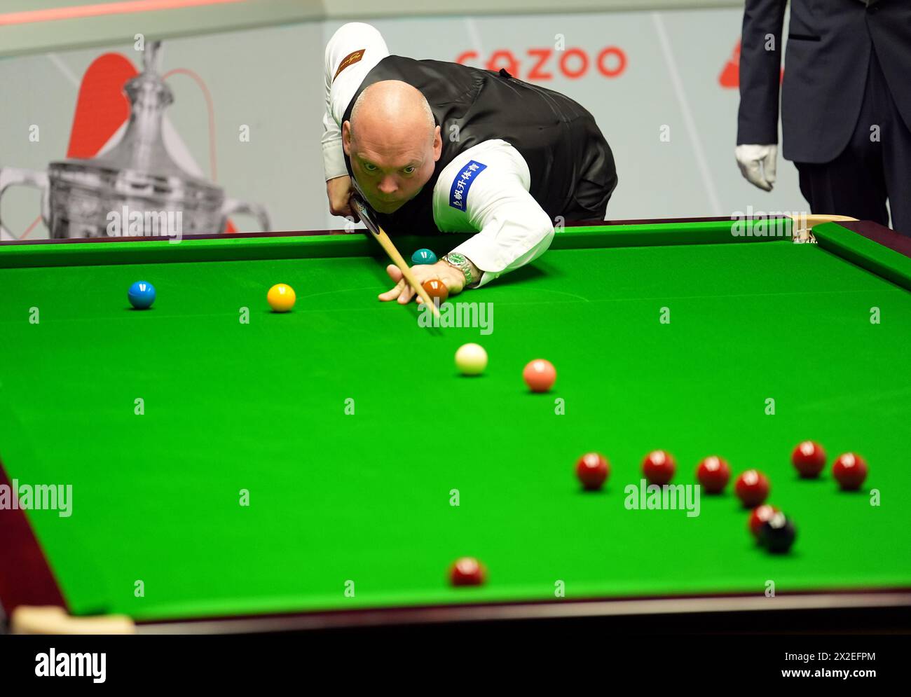 Stuart Bingham in action during their match against Gary Wilson (not ...