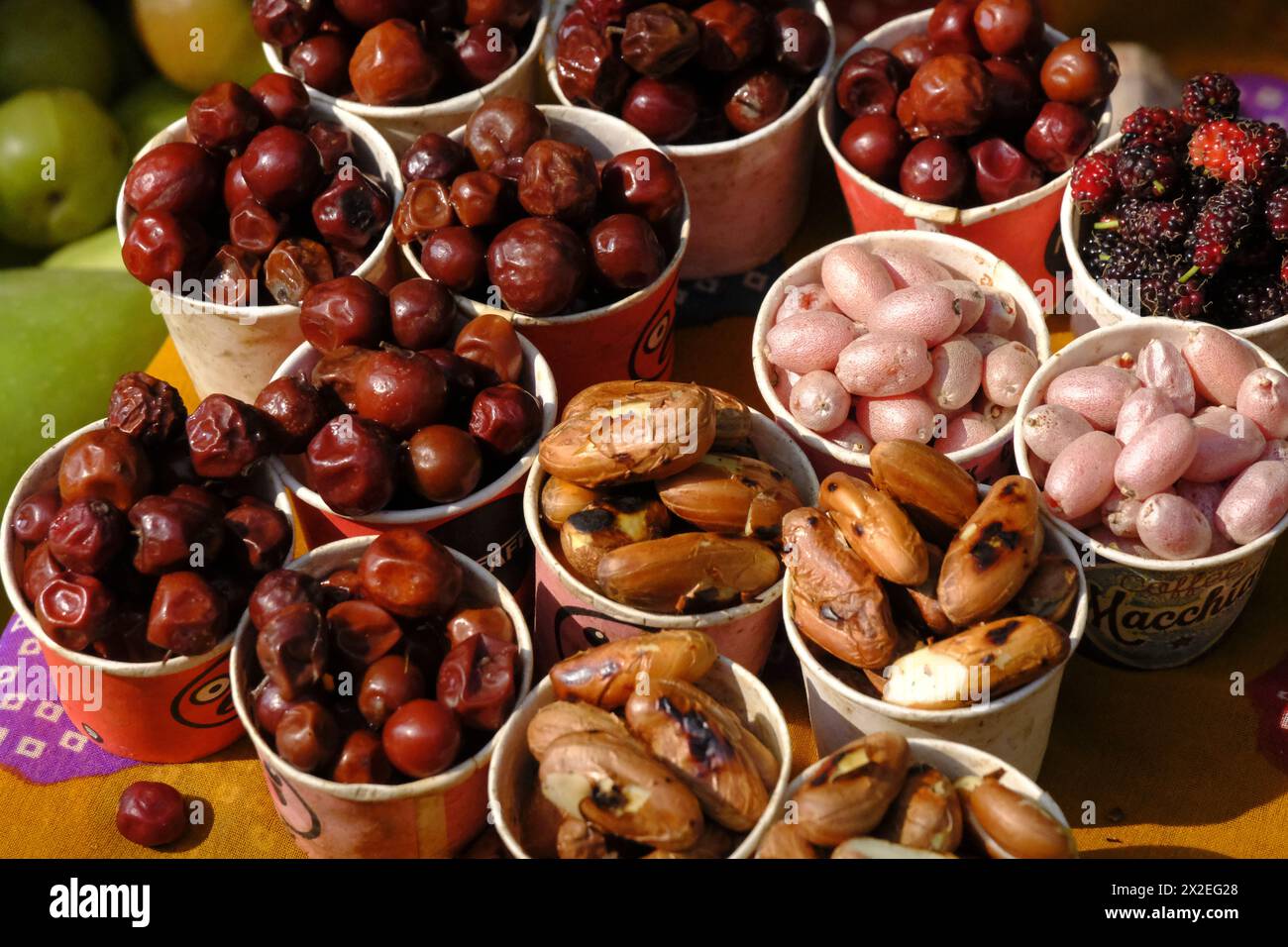 Local people selling ranmeva at the Mahabaleshwar Forest food the real ...