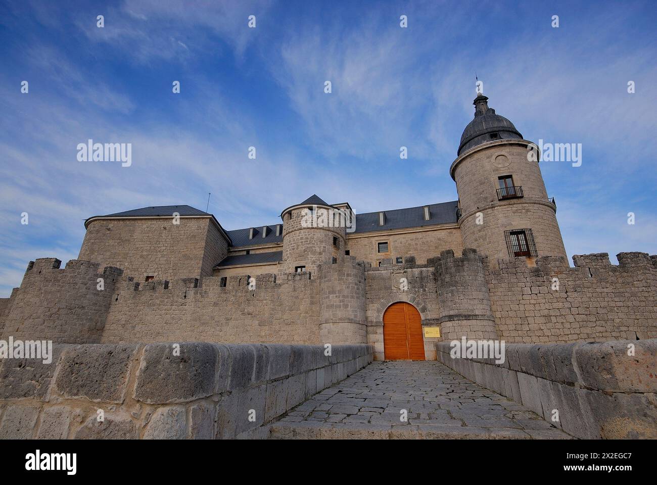 Castle and archive of Simancas, Valladolid, Spain Stock Photo - Alamy