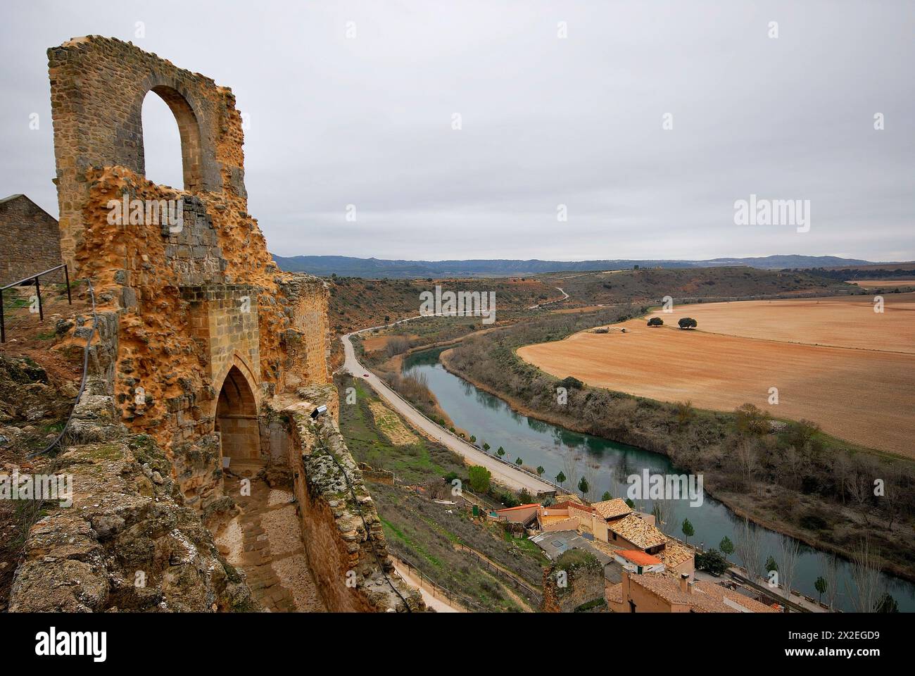 Castle of Zorita de los Canes, Guadalajara, Spain Stock Photo - Alamy