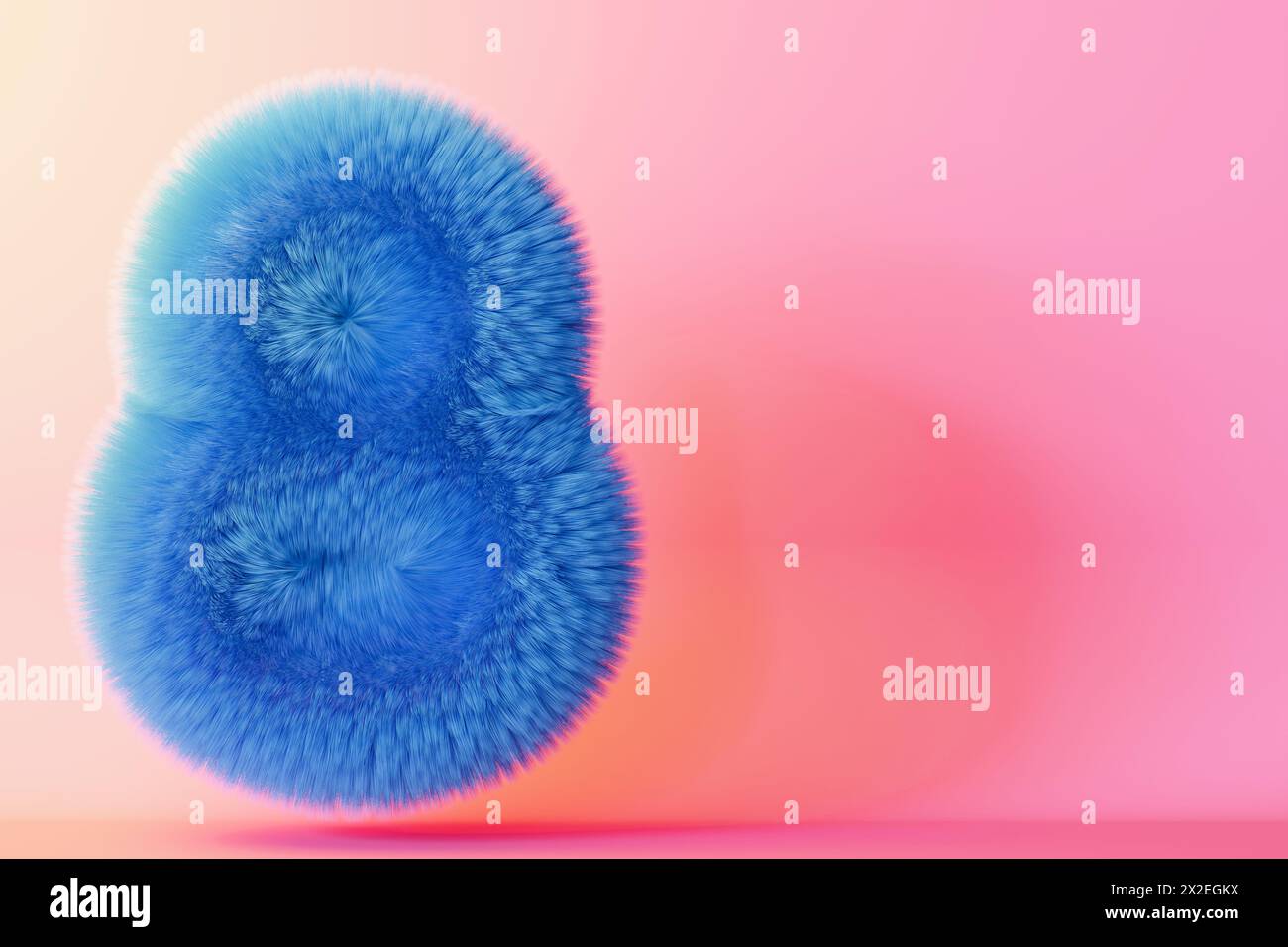 Playful number eight on gradient background. Blue symbol 8. Invitation ...