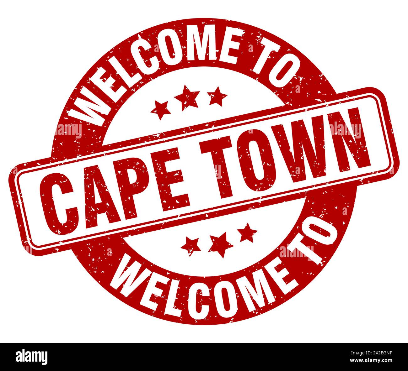 Welcome to Cape Town stamp. Cape Town round sign isolated on white ...