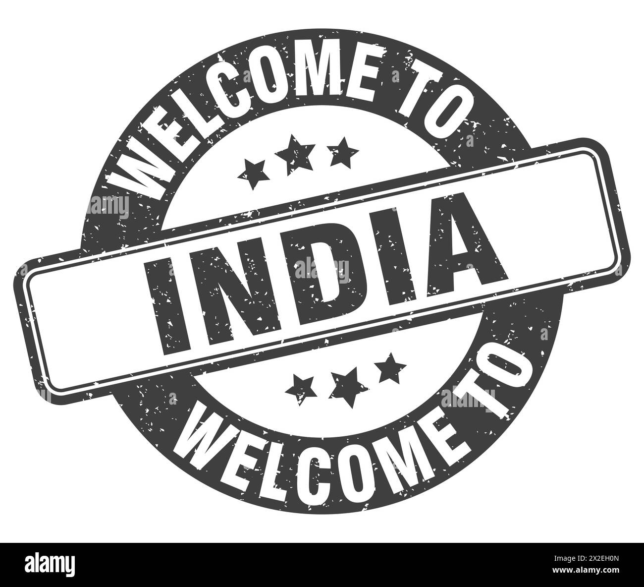 India welcome sticker Stock Vector Images - Alamy