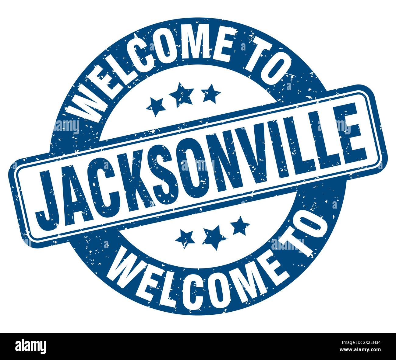 Welcome to Jacksonville stamp. Jacksonville round sign isolated on ...