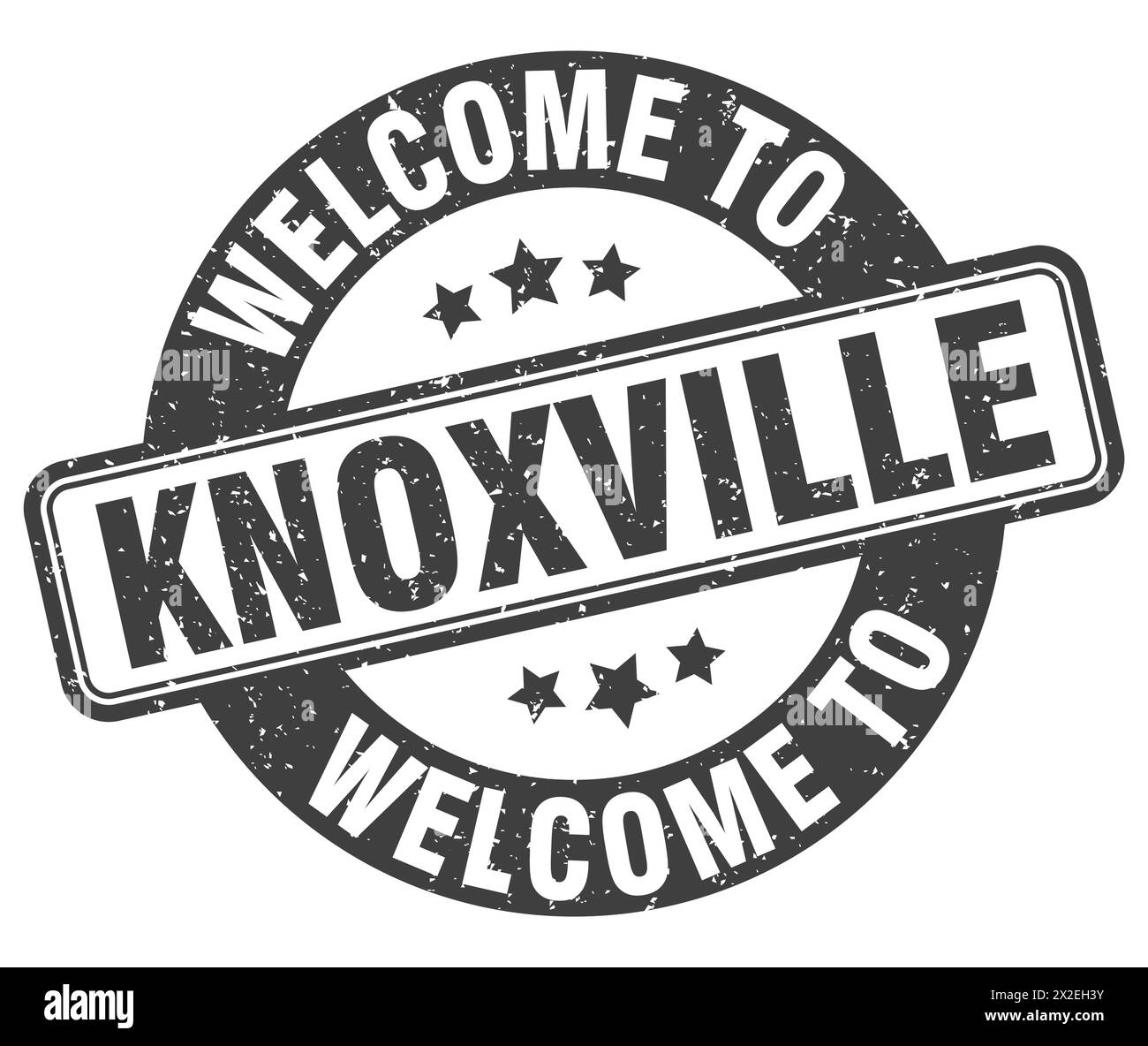 Welcome to Knoxville stamp. Knoxville round sign isolated on white ...