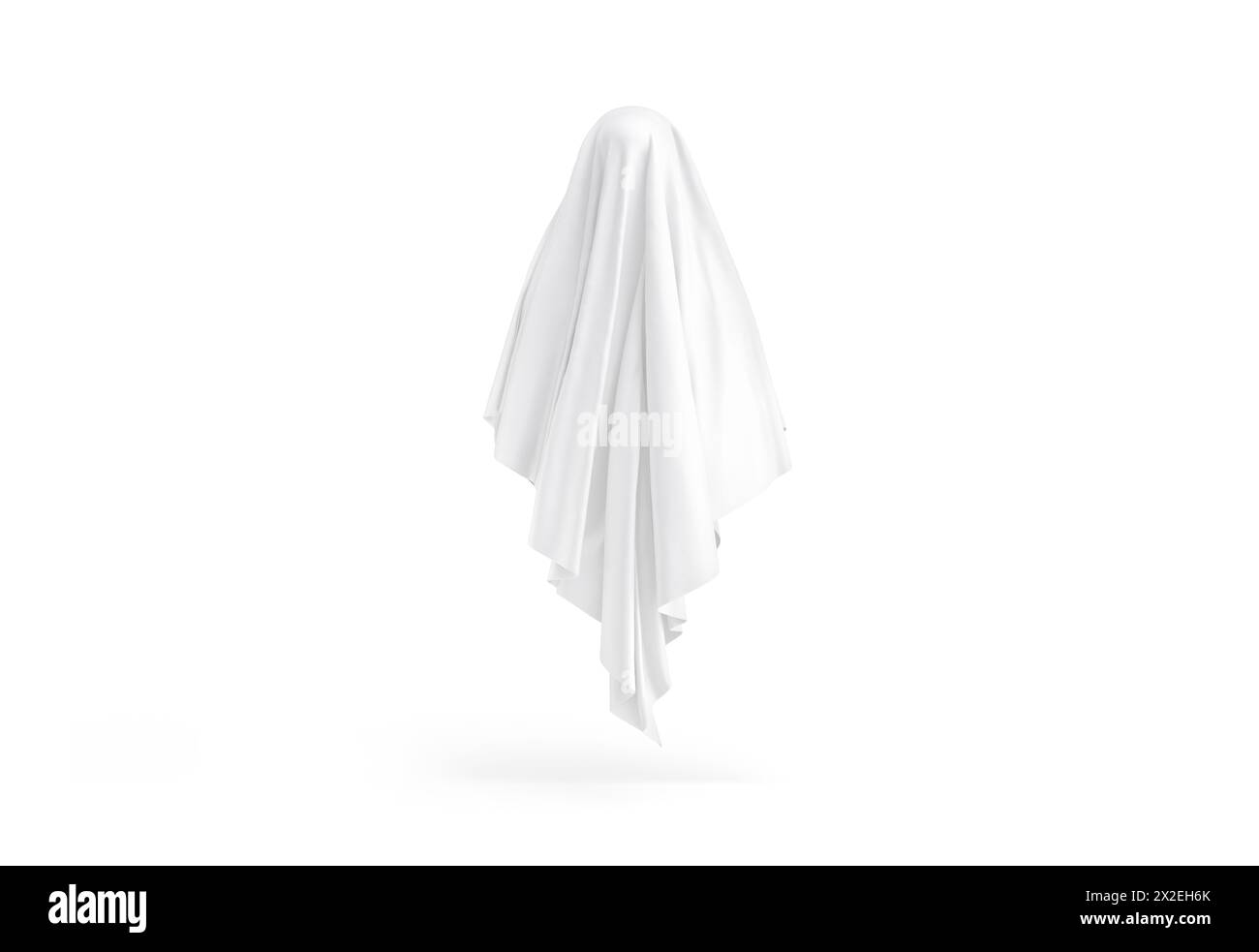 Blank white female khimar mockup, back view Stock Photo - Alamy