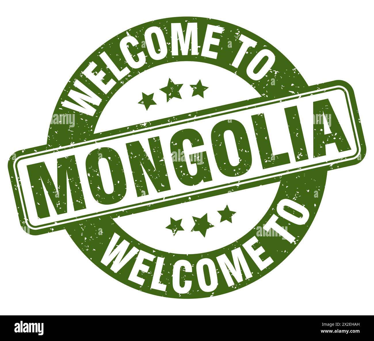 Welcome to Mongolia stamp. Mongolia round sign isolated on white ...