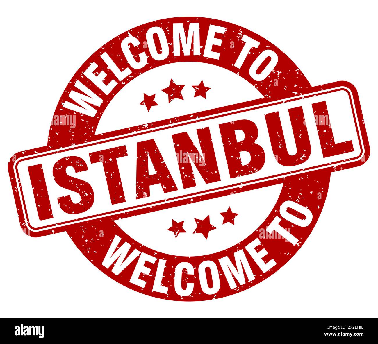 Welcome to Istanbul stamp. Istanbul round sign isolated on white ...