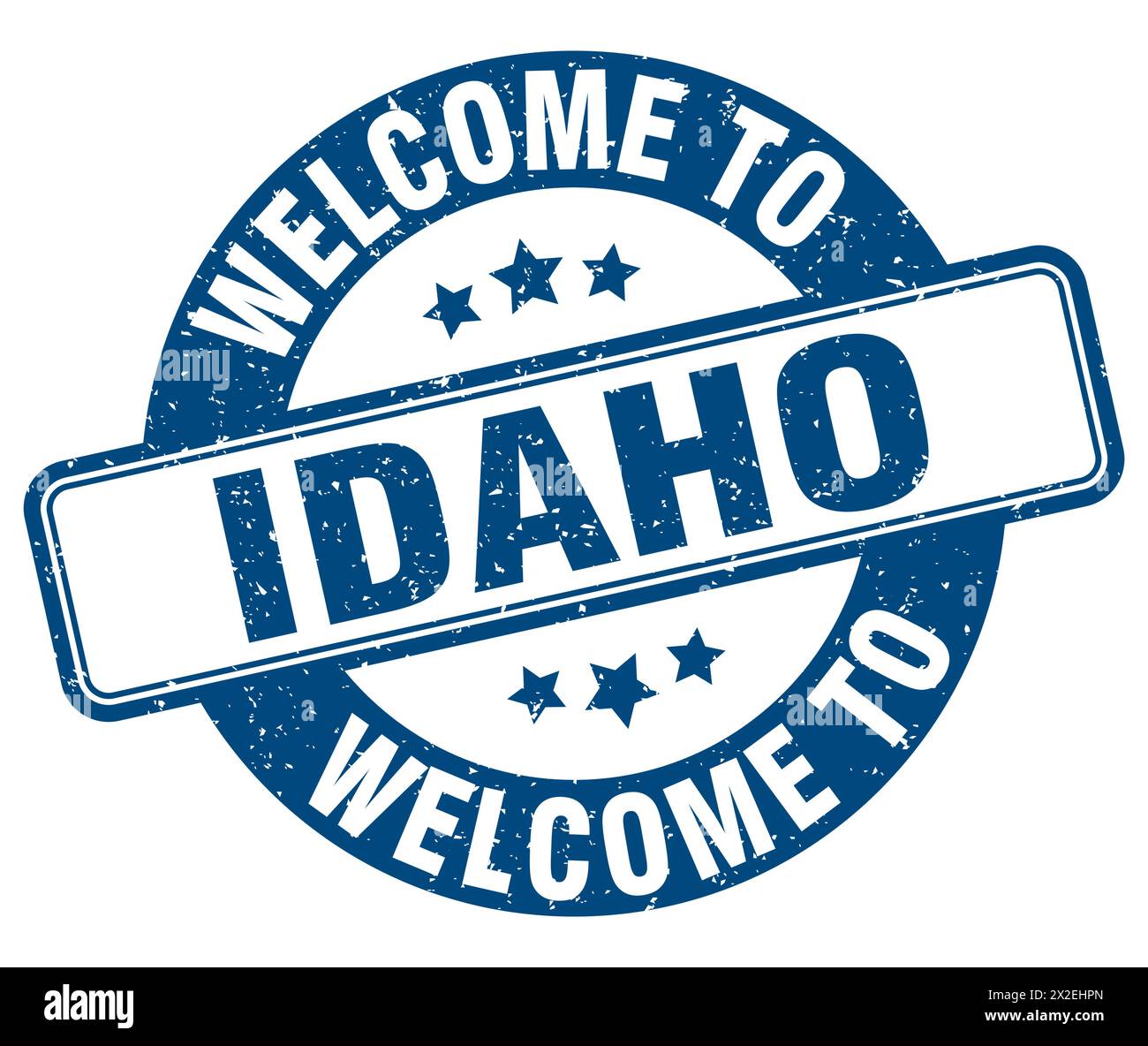 Welcome to Idaho stamp. Idaho round sign isolated on white background ...