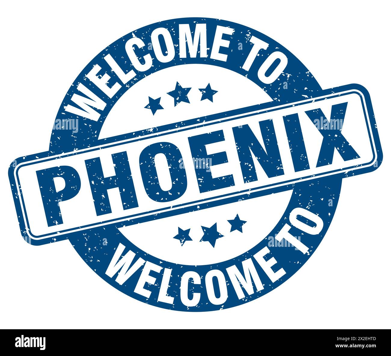 Welcome to Phoenix stamp. Phoenix round sign isolated on white ...