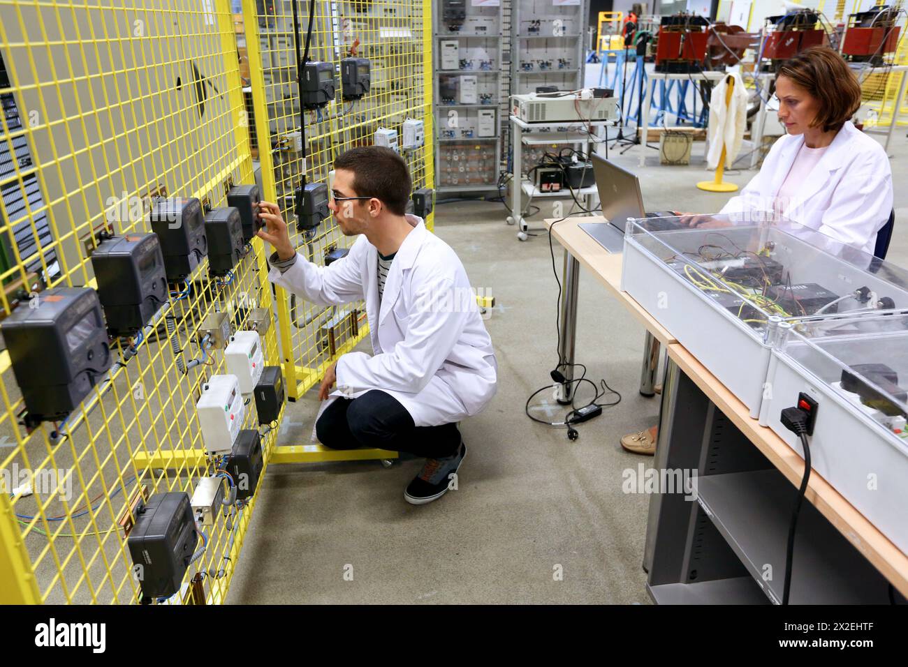 Certification of power electronics equipment hi-res stock photography ...