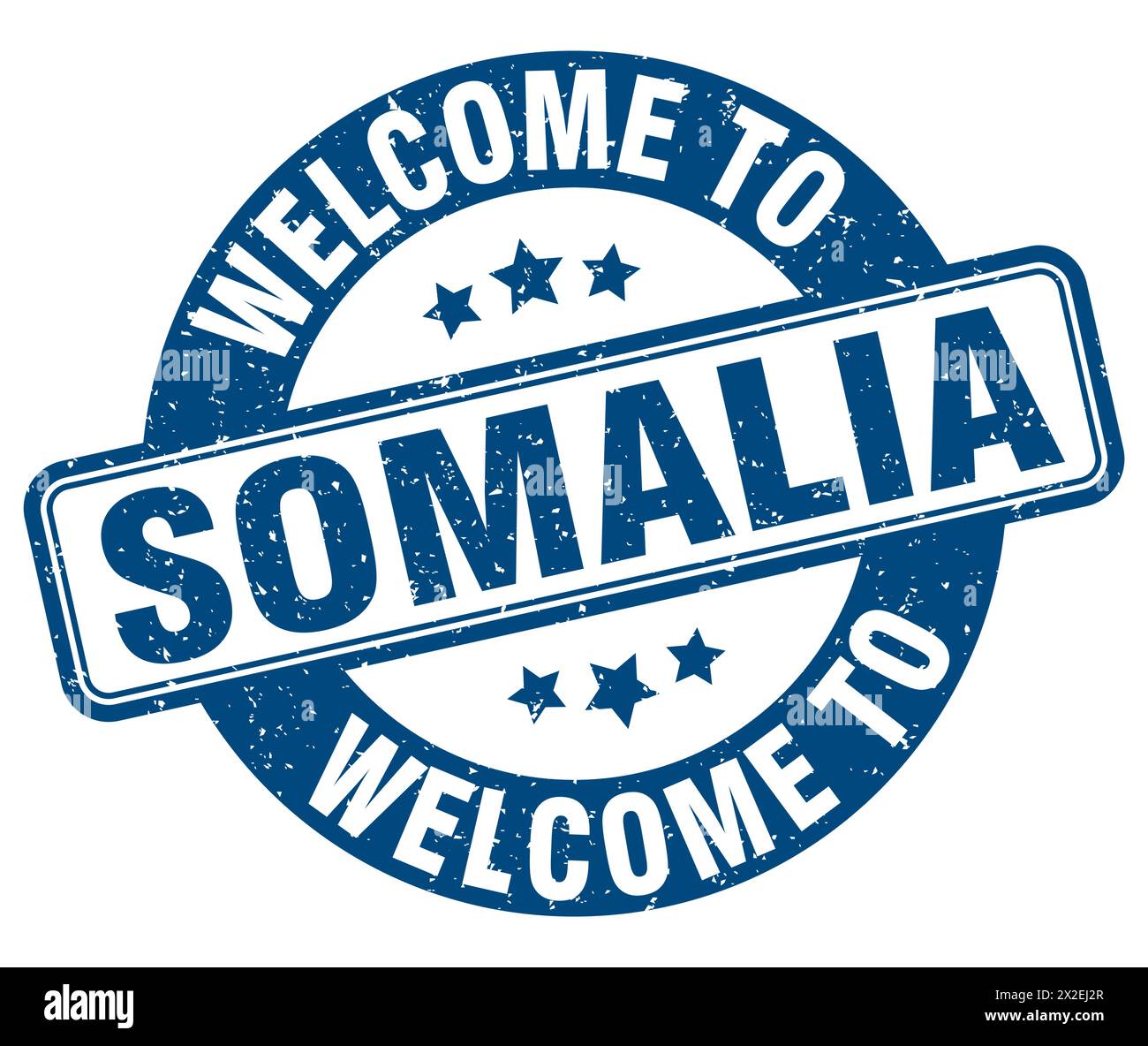 Welcome to Somalia stamp. Somalia round sign isolated on white ...