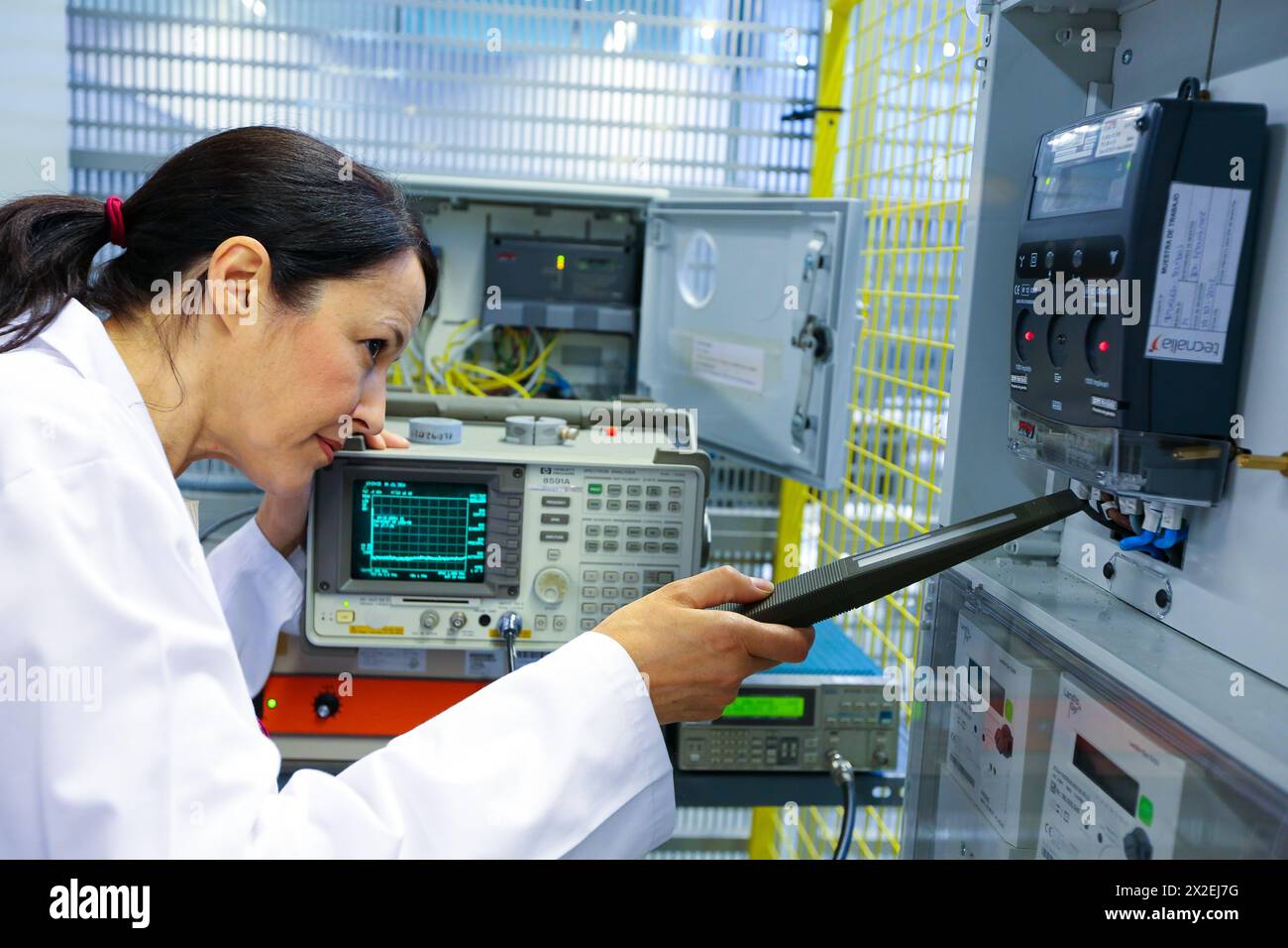 Certification of power electronics equipment hi-res stock photography ...