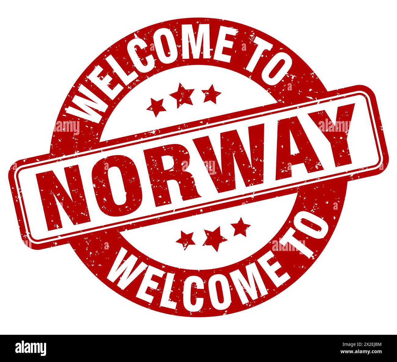 Welcome to Norway stamp. Norway round sign isolated on white background ...
